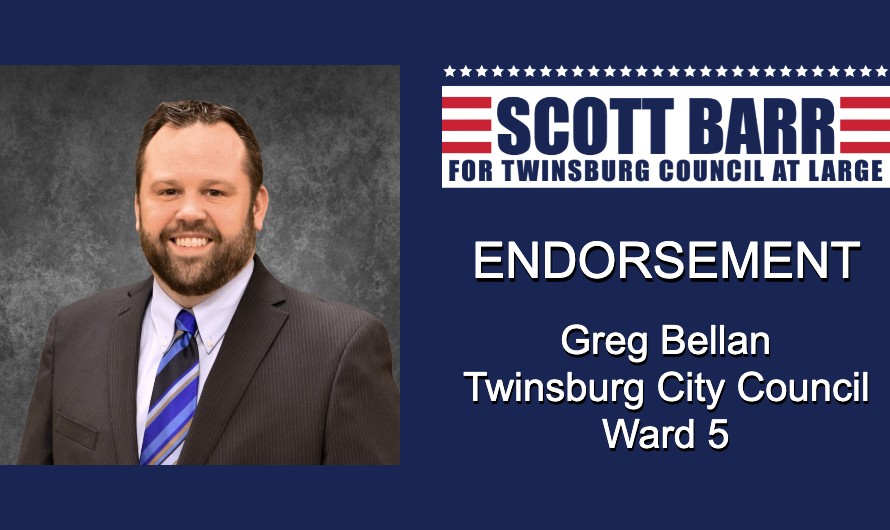 Greg Bellan - Twinsburg City Council Ward 5 - Endorses Scott Barr ...